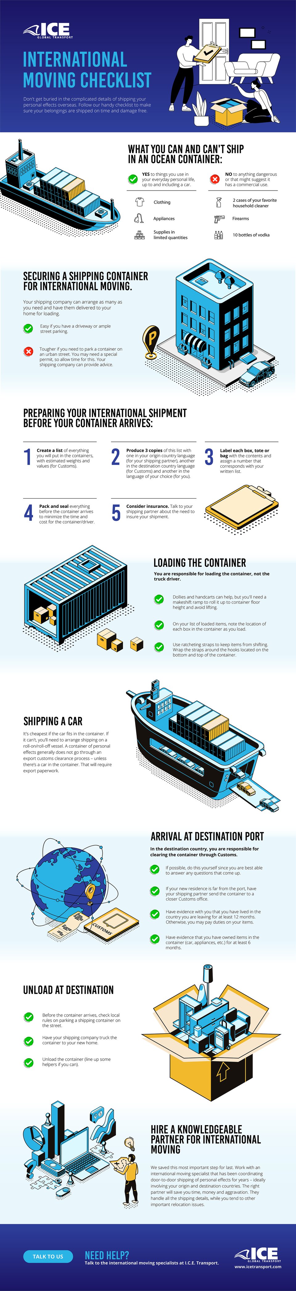 International Moving Checklist
